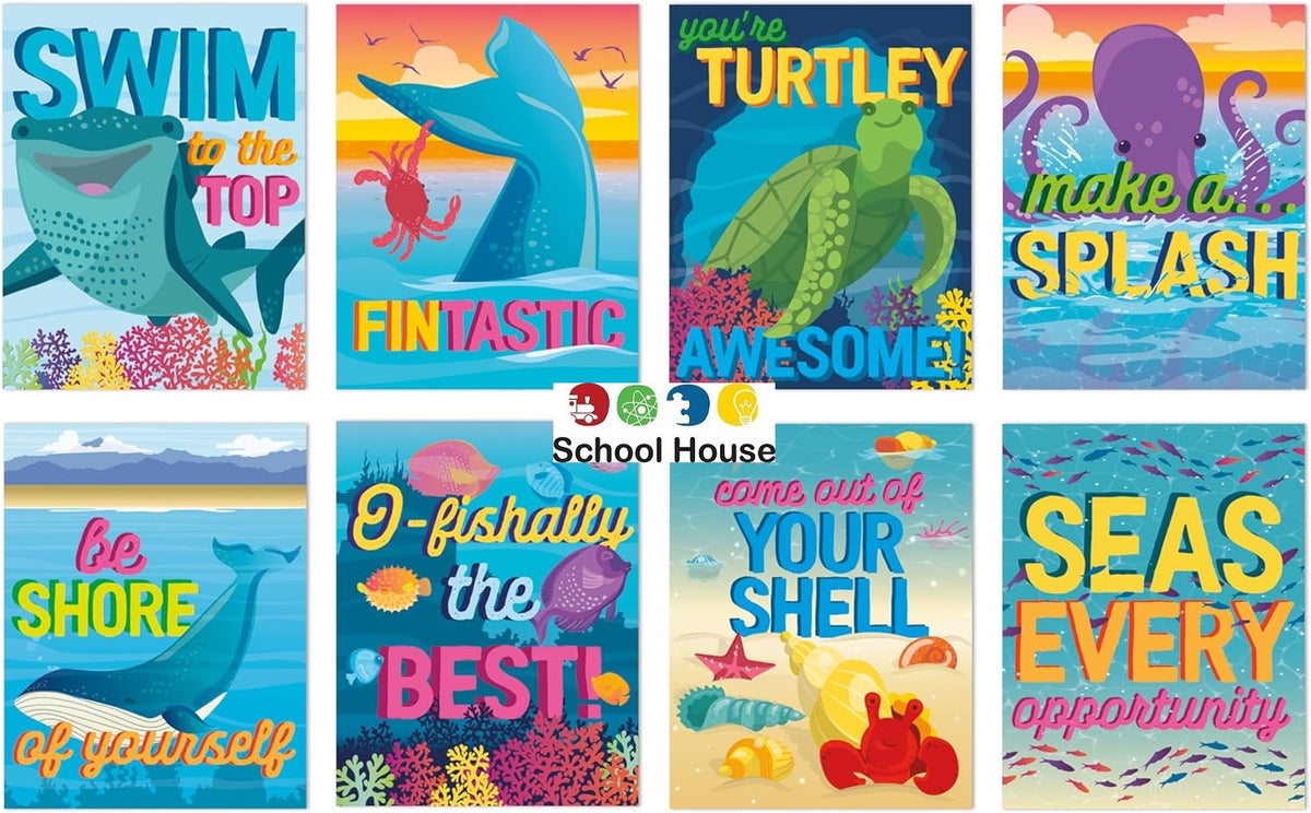 Seas The Day Mini Poster Pack – School House GB