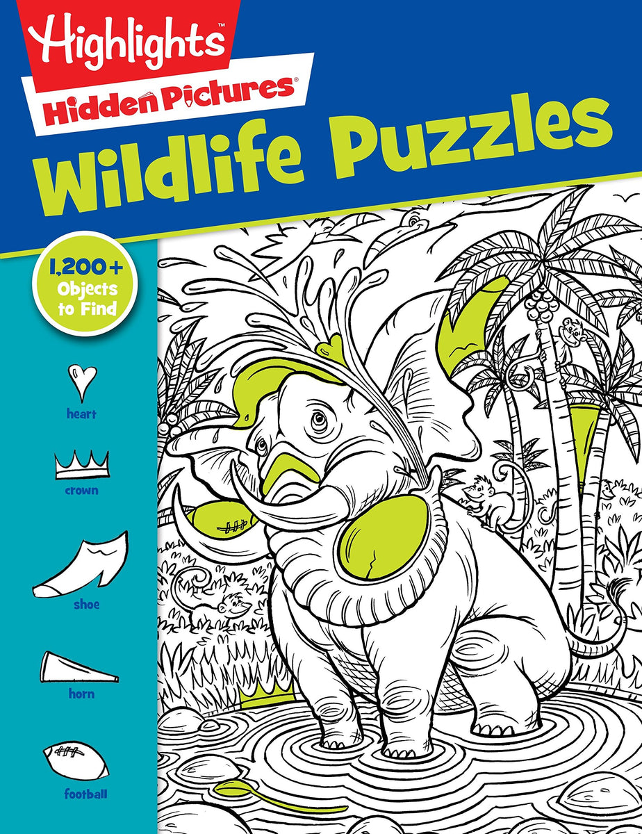 Wildlife Puzzles Hidden Pictures – School House GB