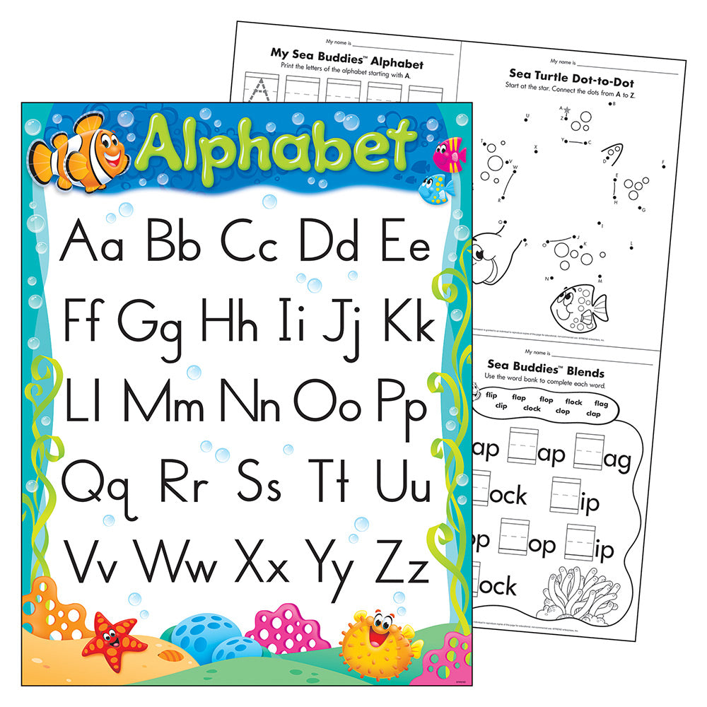 Sea Buddies Alphabet Chart – School House GB
