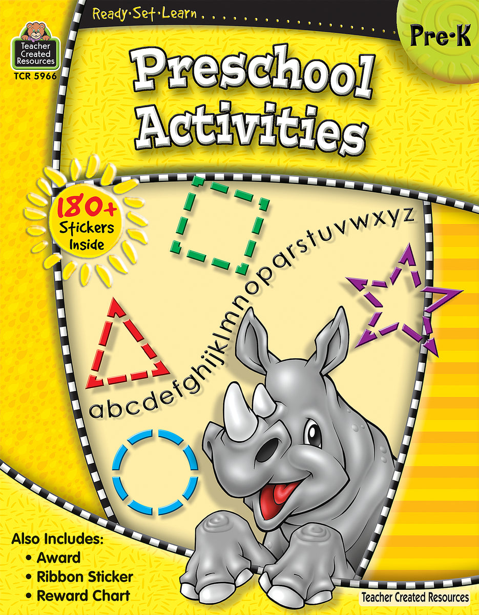 Preschool Activities Workbook – School House GB