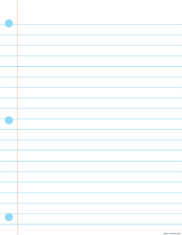 Notebook Paper Poly Chart 17X22 – School House GB